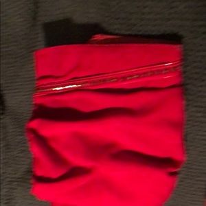 Alba | Shoes | Red Velvet Chic Boots With Gold Chains And Accents ...